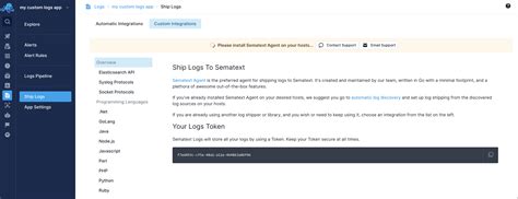 Sematext Agent Custom Logs Configuration Sematext Documentation