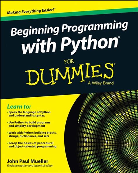 Beginning Programming with Python for Dummies — Engineering Fun