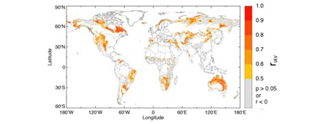 spatial distribution of r iav between modis gpp and gpp sim gm r iav