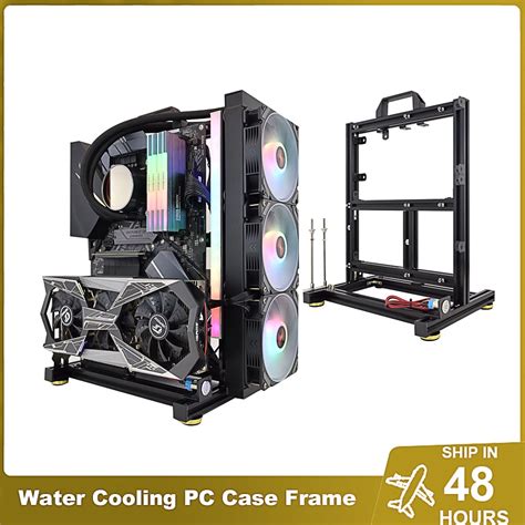 Open Computer Case Frame Diy Creative Rack Mini Itx Matx Gamer Cabinet Atx Airwater Cooler 360 Open Computer Case Frame Diy Creative Rack Mini Itx Matx Gamer Cabinet Atx Airwater Cooler 360