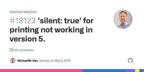 Silent True For Printing Not Working In Version Issue Electron Electron GitHub