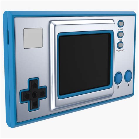 Handheld Game Console Turned Off 3d Model 29 3ds Blend C4d Fbx