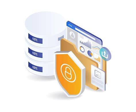 premium vector folder data security management