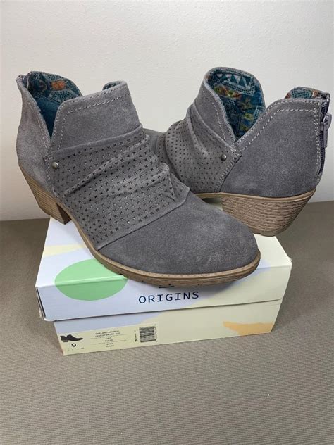 New Earth Origins Suede Leather Booties 9m