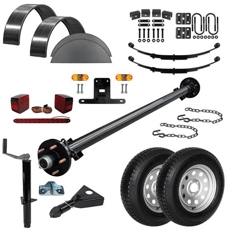 T1108 5 X 8 Single Axle 35k Utility Trailer Diy Master Plan 35k Trailer Kit 14 How To