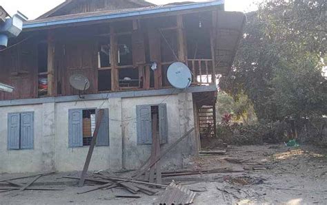 Dvb မံစီမြို့ပေါ်ကို စစ်ကောင်စီ အမြောက်ဖြင့်ပစ်၊ လူနှင့် အိမ်တချို့ ထိခိုက်