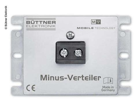 Minus-Verteiler MT MV-12 12/24V | 12V Anzeigepanel Wohnmobil | Elektrik ...