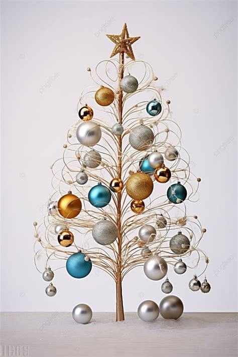 황금 크리스마스 트리 크리스마스 장식들 배경 배경 화면 및 일러스트 무료 다운로드 Pngtree