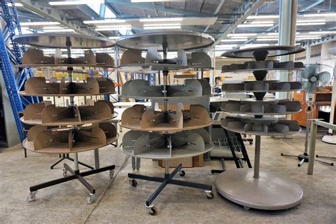 Filing Steel Rotary Carousel Filing System Revival Props