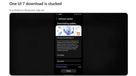 One Ui 7 Download Stuck For Many Users Due To Server Overload Heres What To Do Sammy Fans