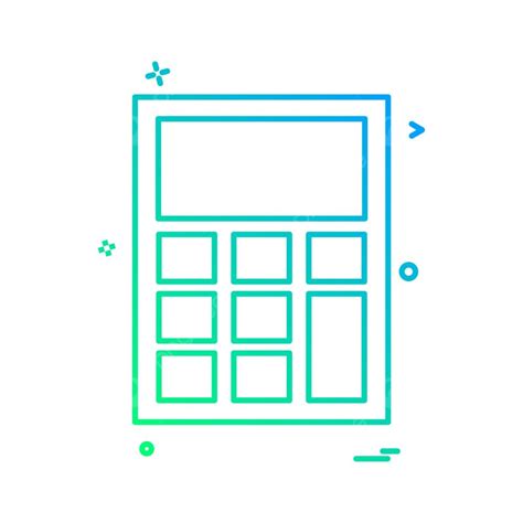 Calculator Vector Hd Png Images Calculator Icon Vector Design Button