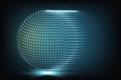 Premium Vector Glowing Particles Background