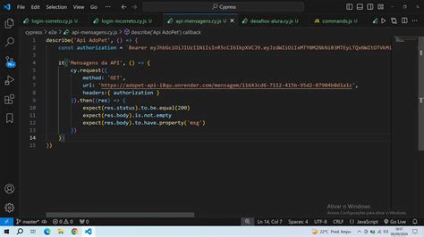 Bug Erro Ao Executar O Teste Da Api Cypress Automatizando Testes
