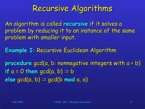 Sequences Mathematical Induction And Recursion Ppt Programming Languages Computing
