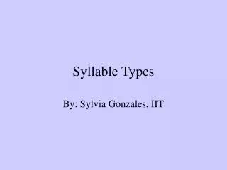 PPT Syllable Structure In English PowerPoint Presentation Free Download ID