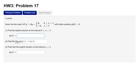solved hw3 problem 17 previous problem problem list next