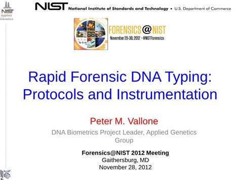 Pdf Rapid Forensic Dna Typing Protocols And Instrumentation