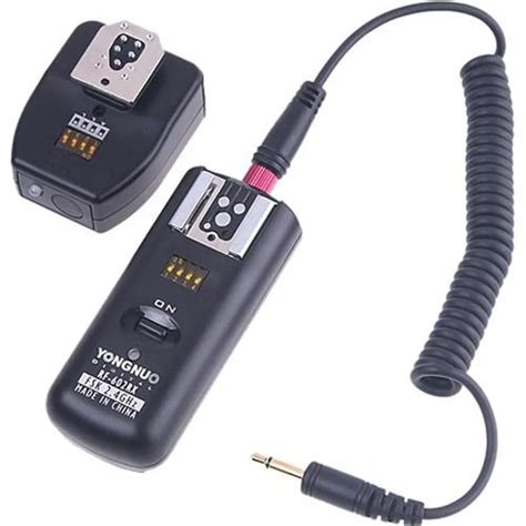 Yongnuo Rf 602 C Wireless Flash Trigger Transmitter Receiver Set With 3 5mm Pc Sync Cord For