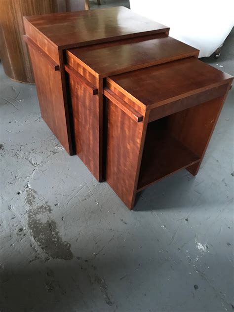 Original Art Deco Nest Of 3 Tables Cloud9 Art Deco Furniture