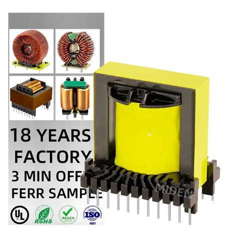 Ferrite Core High Frequency Transformer 20 Pin Electronic Ac 110v 220v 380v To Dc 12v 24v 48v