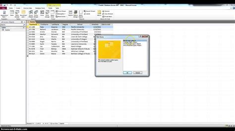 Access Tutorial 1 Case 1 Youtube