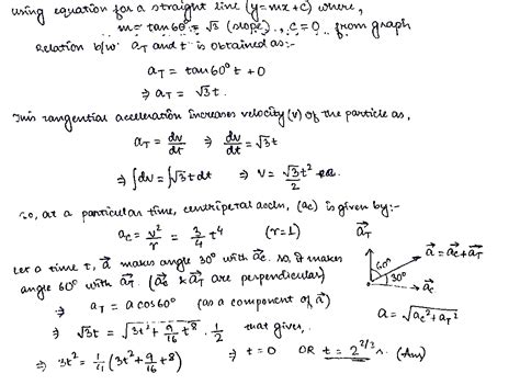 36 tangential acceleration of a particle moving in a circle of radius