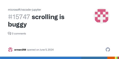 Scrolling Is Buggy · Issue 15747 · Microsoftvscode Jupyter · Github