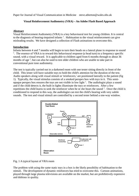 Pdf Visual Reinforcement Audiometry An Adobe Flash Based Approach