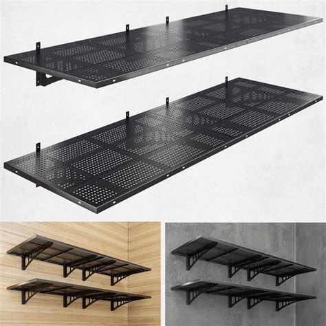 Yifro 4 Pack 2x3ft Heavy Duty Garage Wall Shelving 1000 Lbs Load Capacity Garage