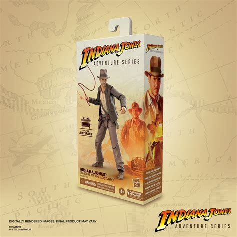 Indiana Jones Adventure Series Set Of 5 6 Inch Scale Action Figures Hasbro