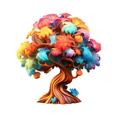 Colorful Tree PNGs For Free Download