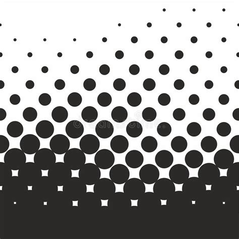 Abstract Geometric Black And White Graphic Design Print Halftone Stock Vector Illustration Of