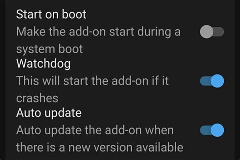 Homeassistant Addon Settings Configuration Home Assistant Community