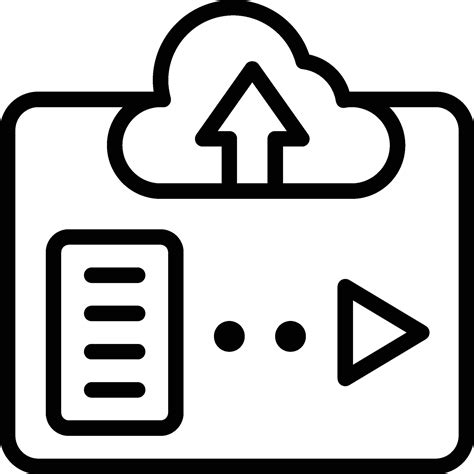cloud data upload icon cloud technology icon 46472246 vector art at