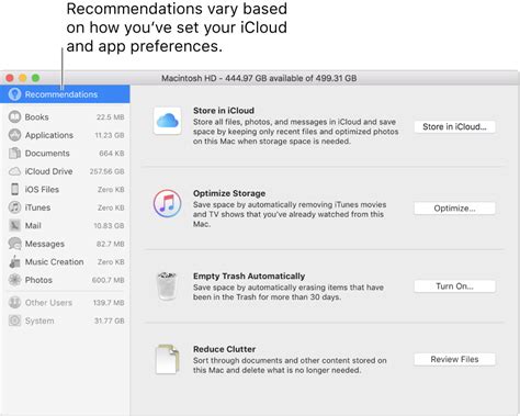 Optimize Storage Space On Your Mac Apple Support Apple Menu Apple
