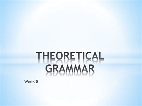 Linguistic Theories Approaches And Methods Pptx Science