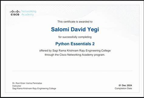 Python Cisconetworkingacademy Programming Pythonessentials