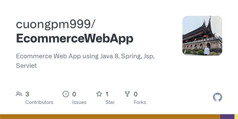 GitHub Cuongpm EcommerceWebApp Ecommerce Web App Using Java Spring Jsp Servlet