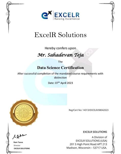 Teja Sahadevan On Linkedin Datascience Excelrsolutions