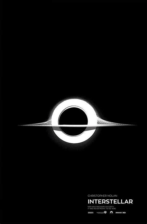 《星际穿越》海报设计 花瓣网