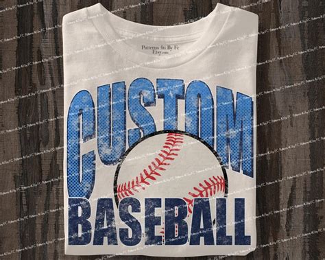 Personalized Mascot Baseball Png Custom Team Design Digital Download