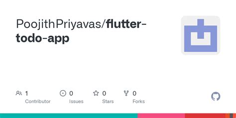 Github Poojithpriyavasflutter Todo App