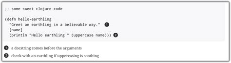 Render Asciidoc Code Callouts · Issue 321 · Cljdoccljdoc · Github