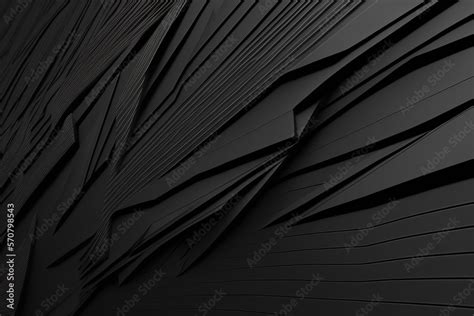 Abstract Luxury Black Background Elegant Minimalistic Pattern For