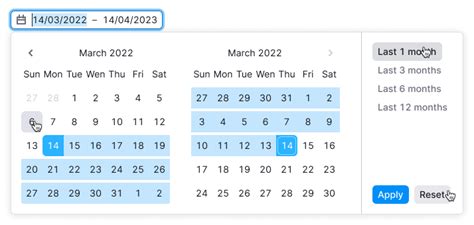 datepicker intergalactic design system
