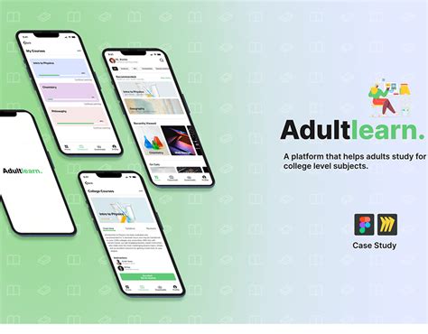 Adultlearn Learning App Behance