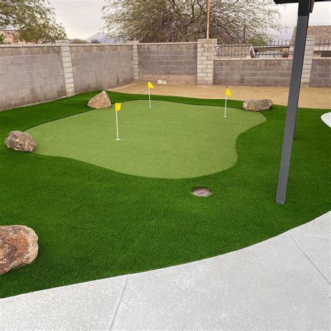 Installing Landscape Turf And Backyard Putting Greens Havasu Turf Pros