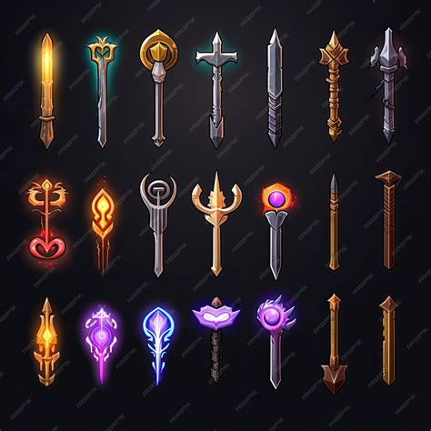 Premium Photo Dagger Sword Weapon Game Ai Generated Icon Symbol