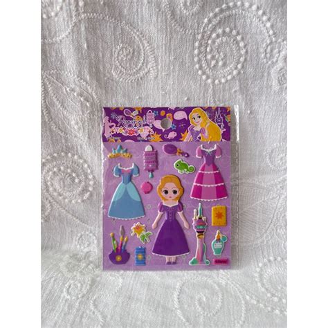 Disney Princess Rapunzel Sticker Cute Cartoon Stickers Shopee Malaysia
