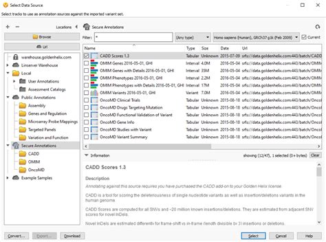 Cadd Scores Rank And Filter In Harmony The Golden Helix Blog Cadd Scores Rank And Filter In Harmony The Golden Helix Blog